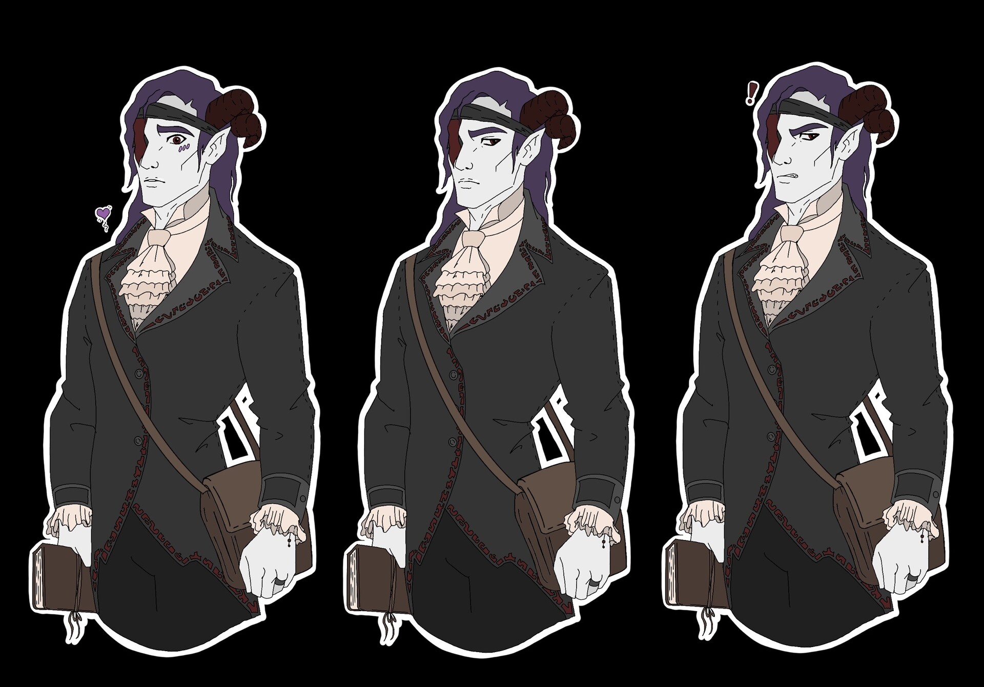 ArtStation - Dating sim sprites