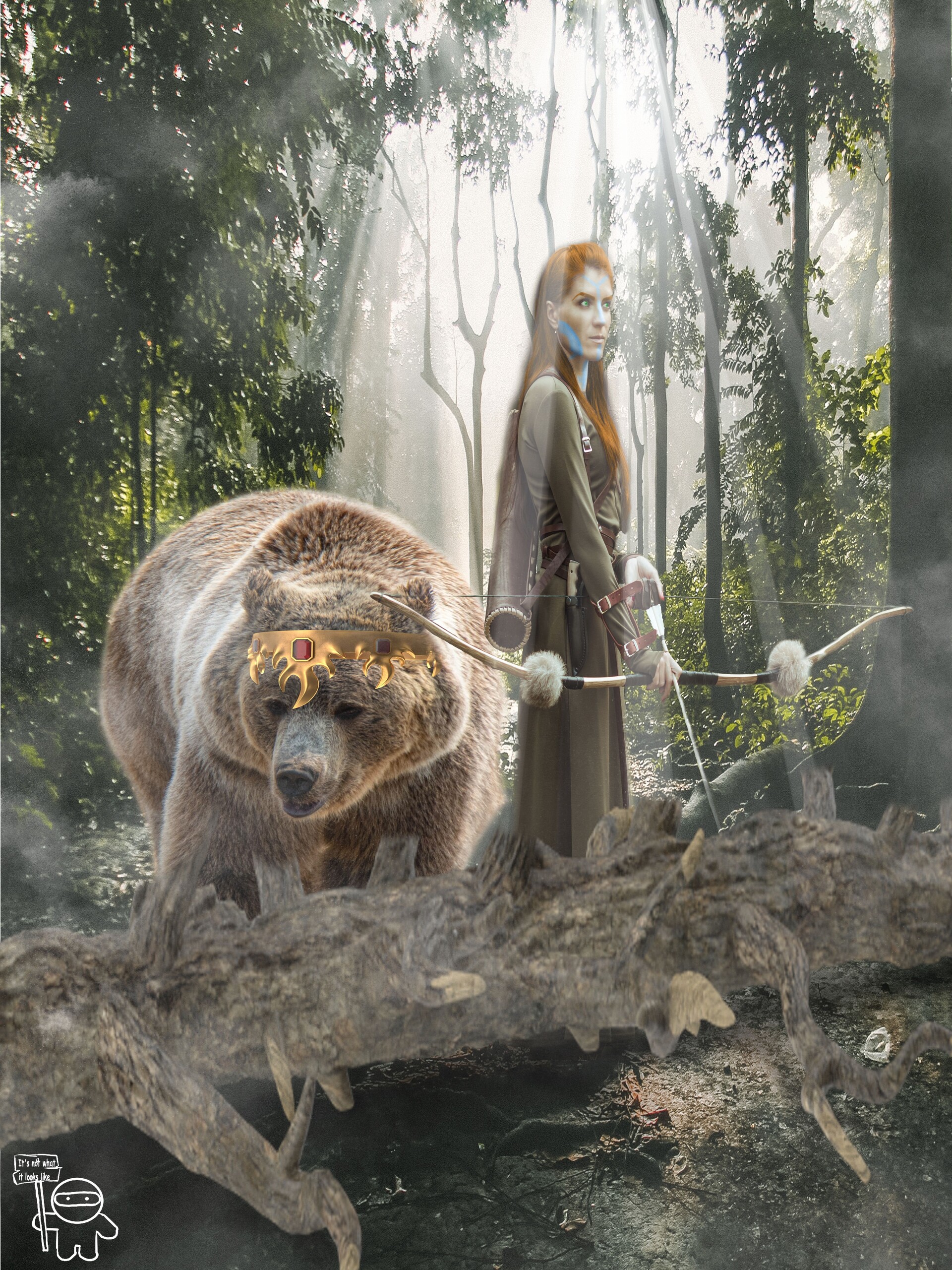 ArtStation - Artio the Bear Goddess