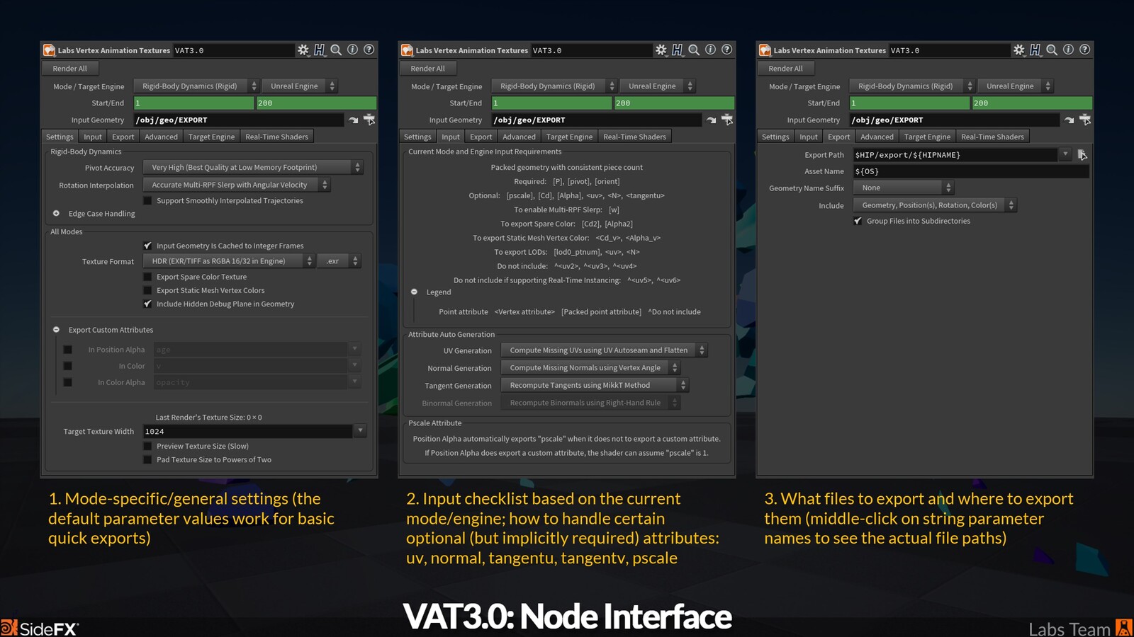 SideFX Labs - Labs Vertex Animation Textures 3.0 - Part 1