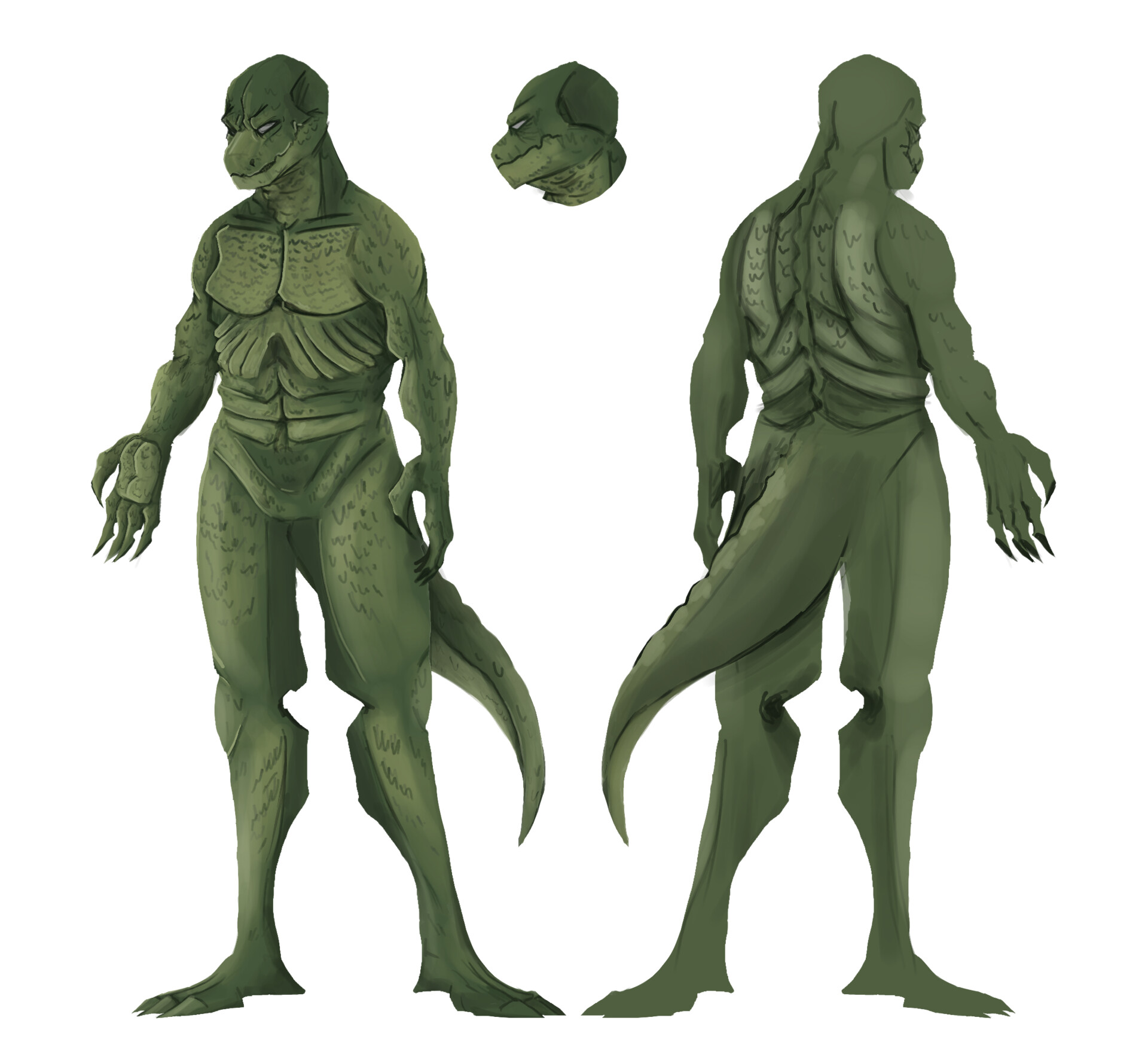 Lézard Humanoïde A Little Humanoid Lizard By TATA PAWEL - Fur