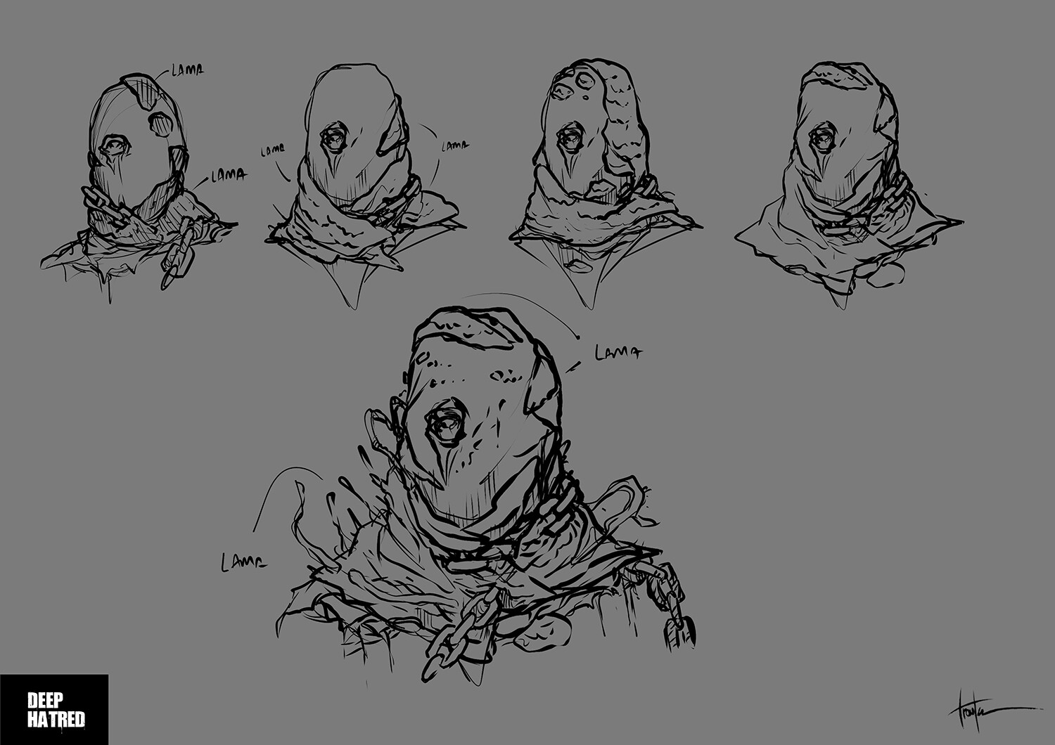 Rick Troula - Deep Hatred Concept Art