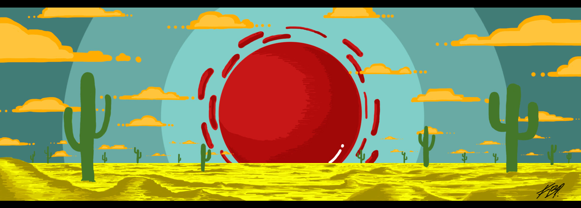 ArtStation - Red Sun