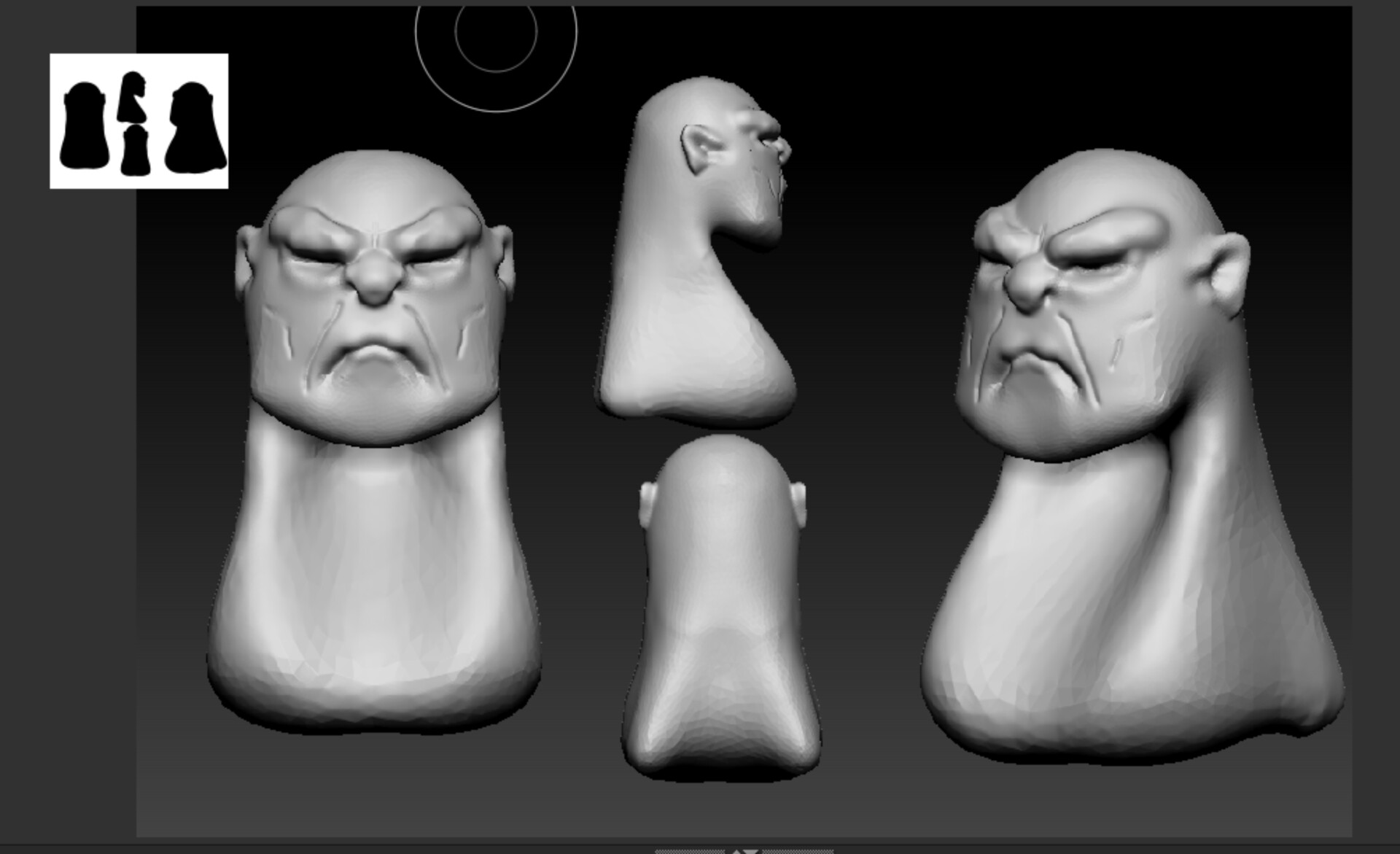 ArtStation - Brute Face Test