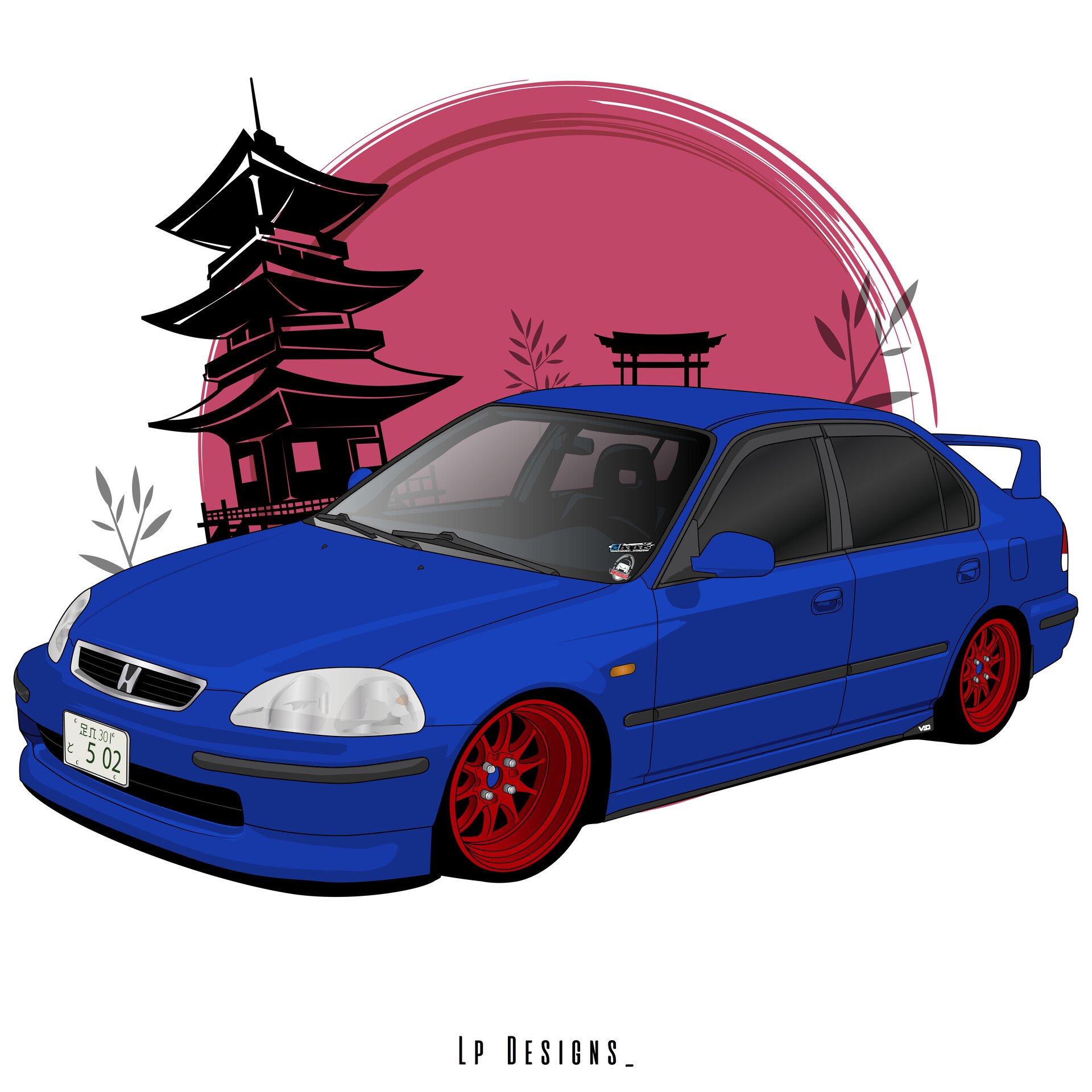 ArtStation - Honda Civic Ek3 Ferio