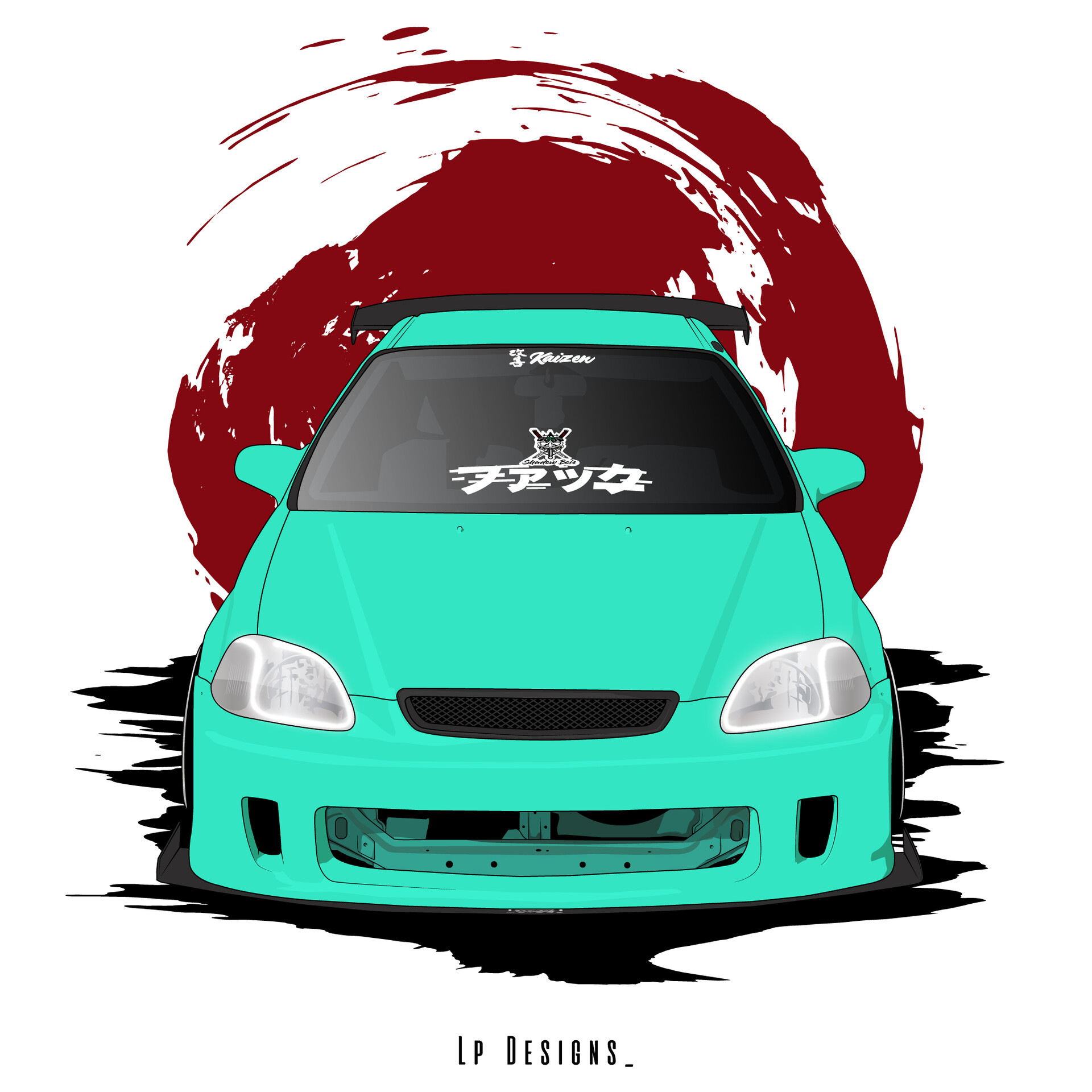 ArtStation - Honda Civic Ej8