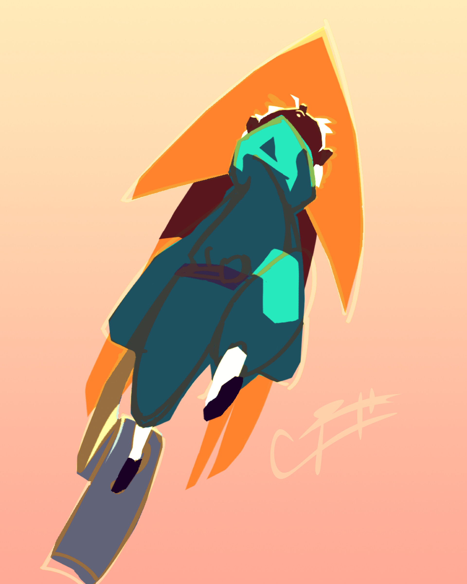 ArtStation - Wizard Sunset Leap