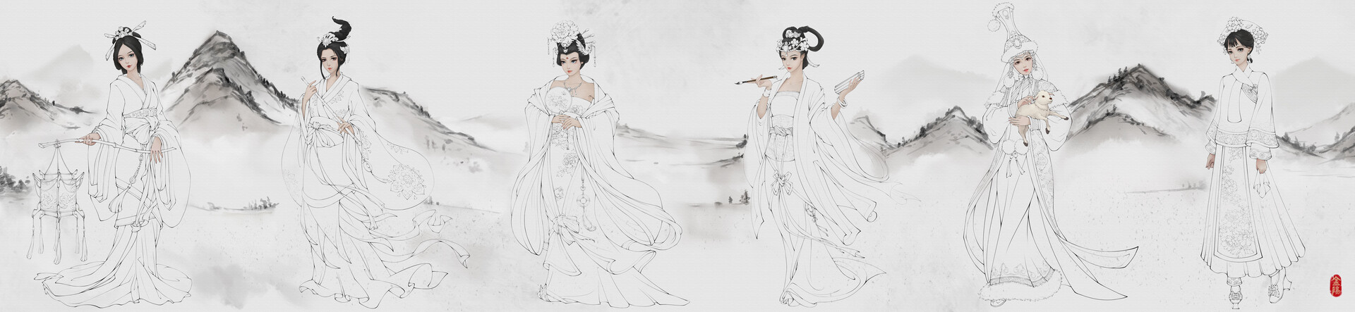 Yang JIN - Chinese tradition clothing.