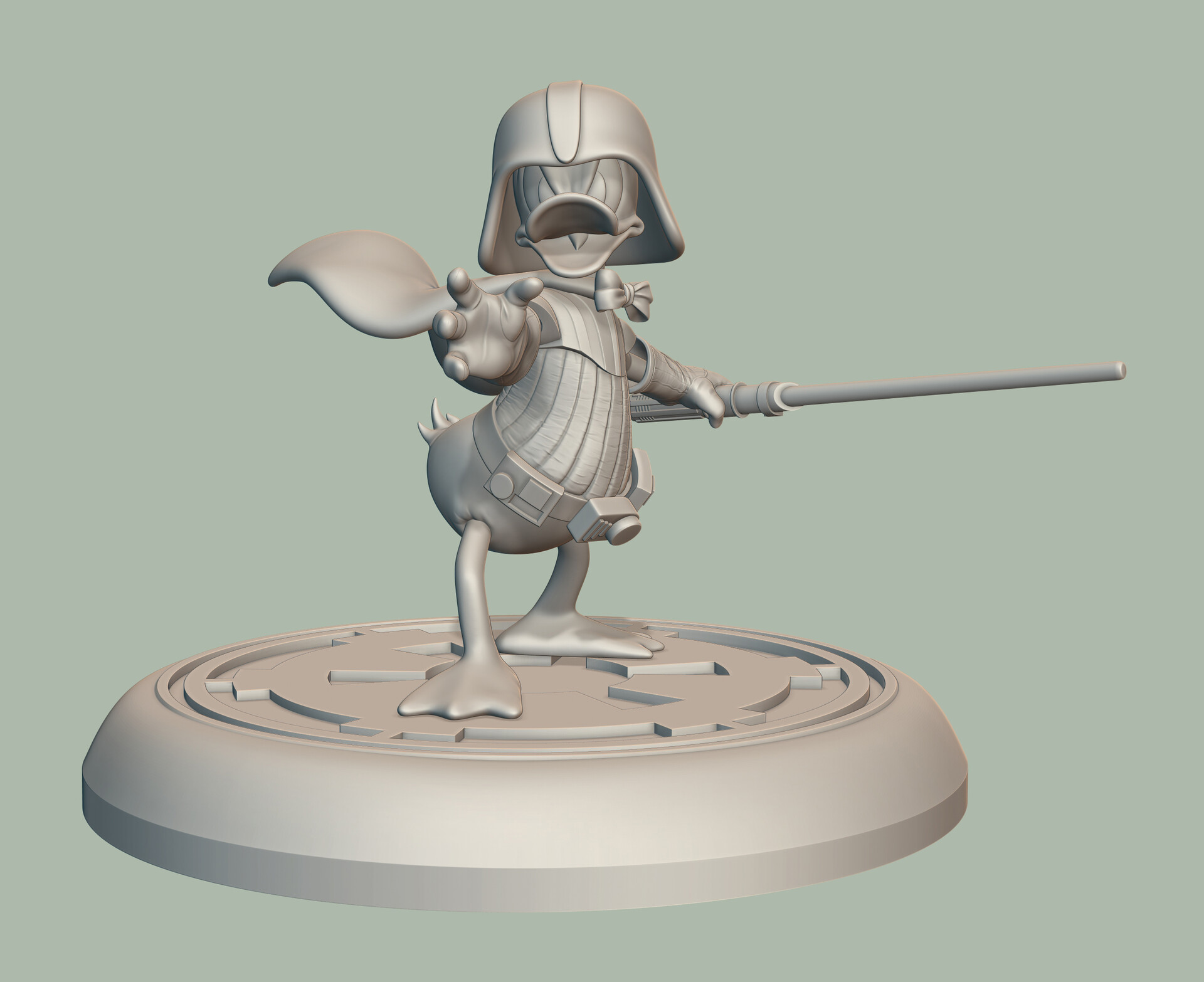 ArtStation - Donald Duck Darth Vader