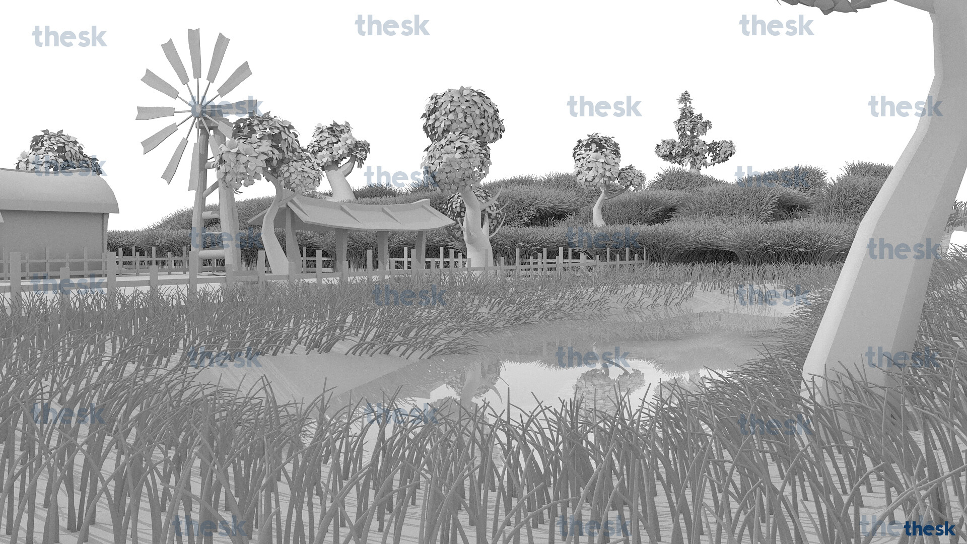 ArtStation - vray fur