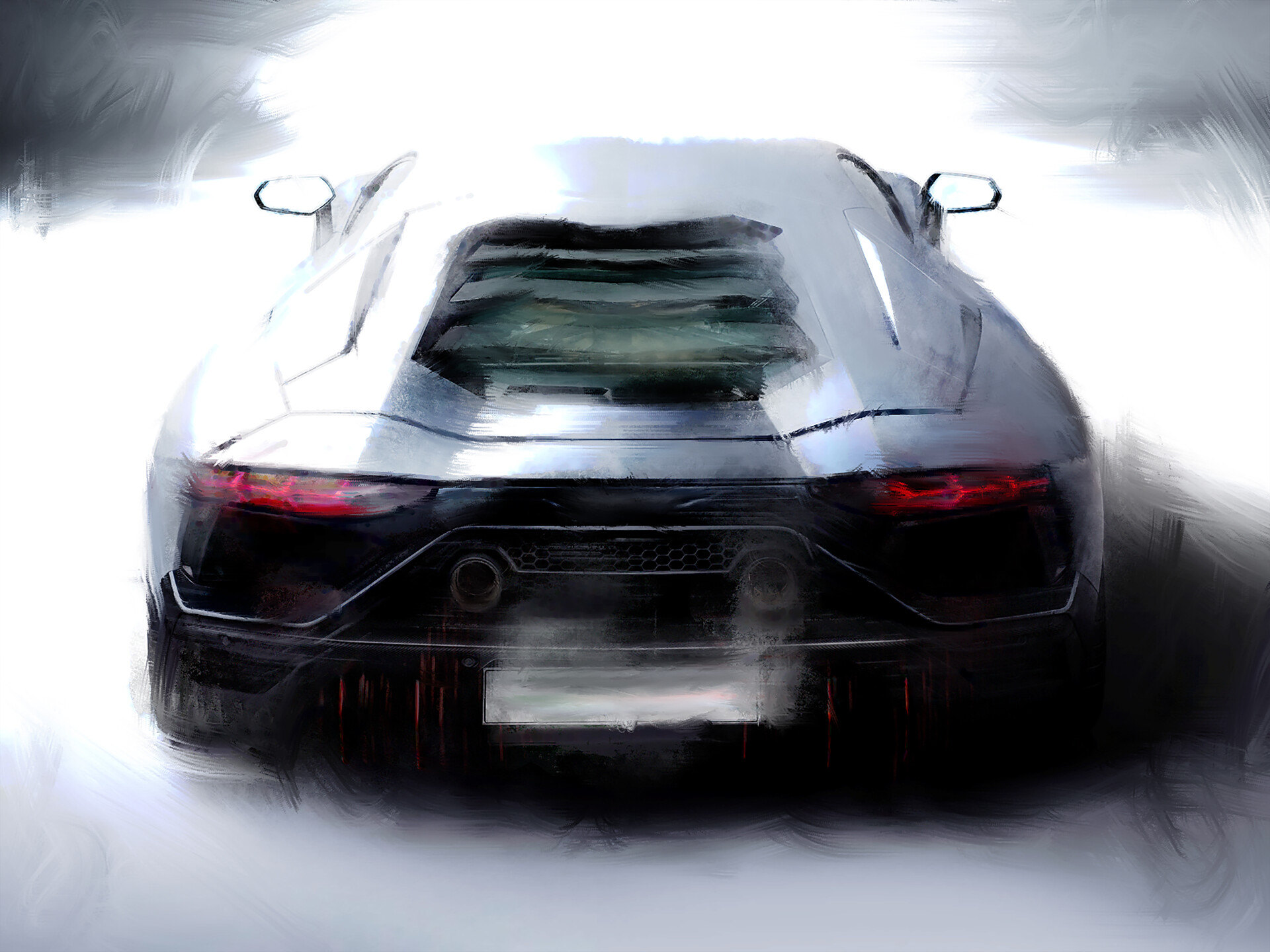 ArtStation - Lambo speed paint