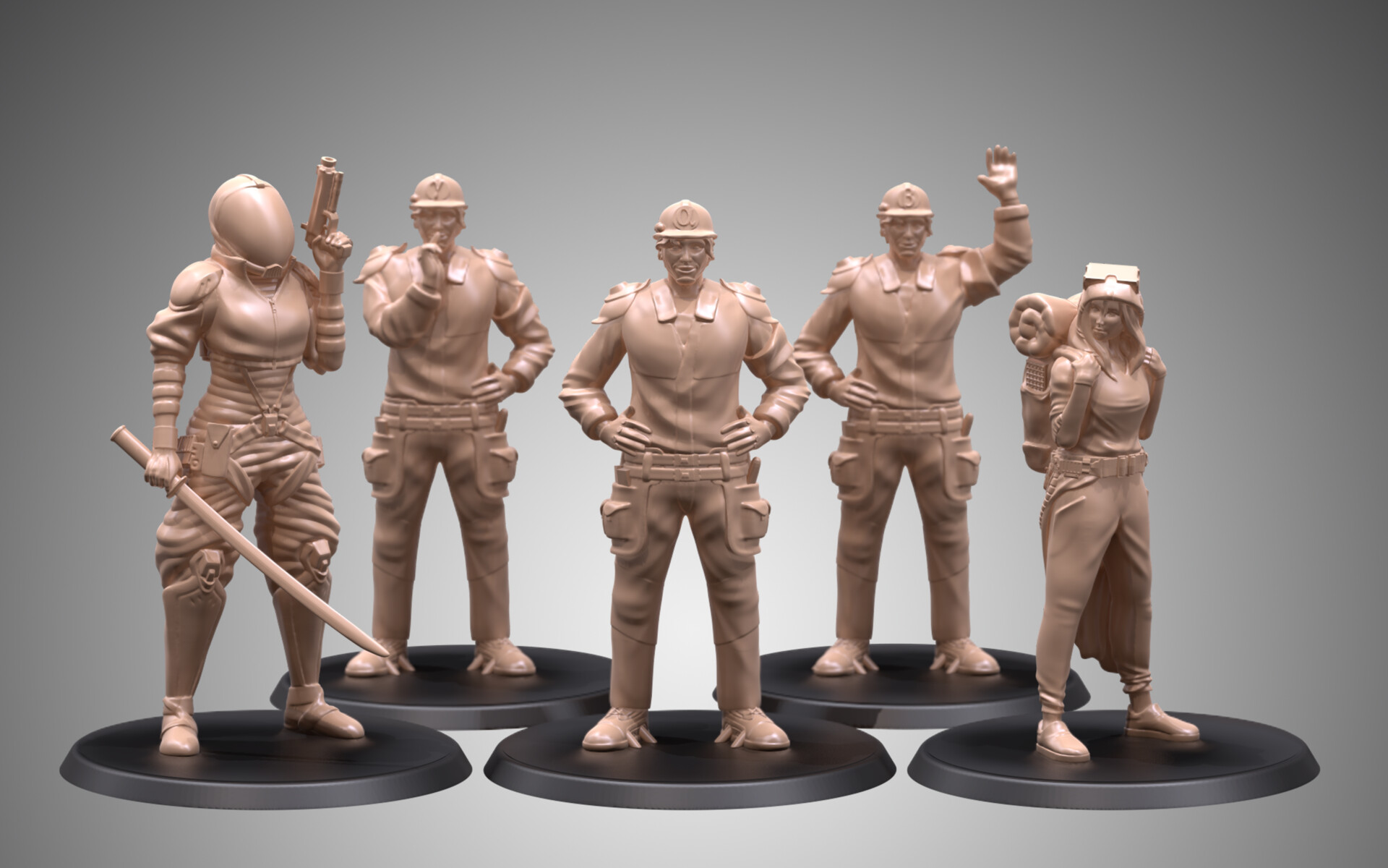 ArtStation - Stationfall Miniatures 5