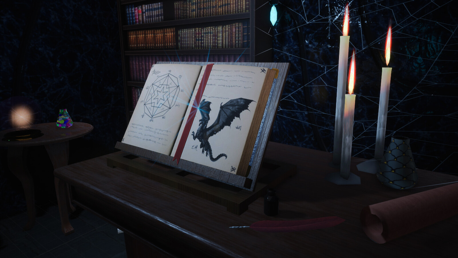 Darya Kosnyreva - Secret room of the magician, game location