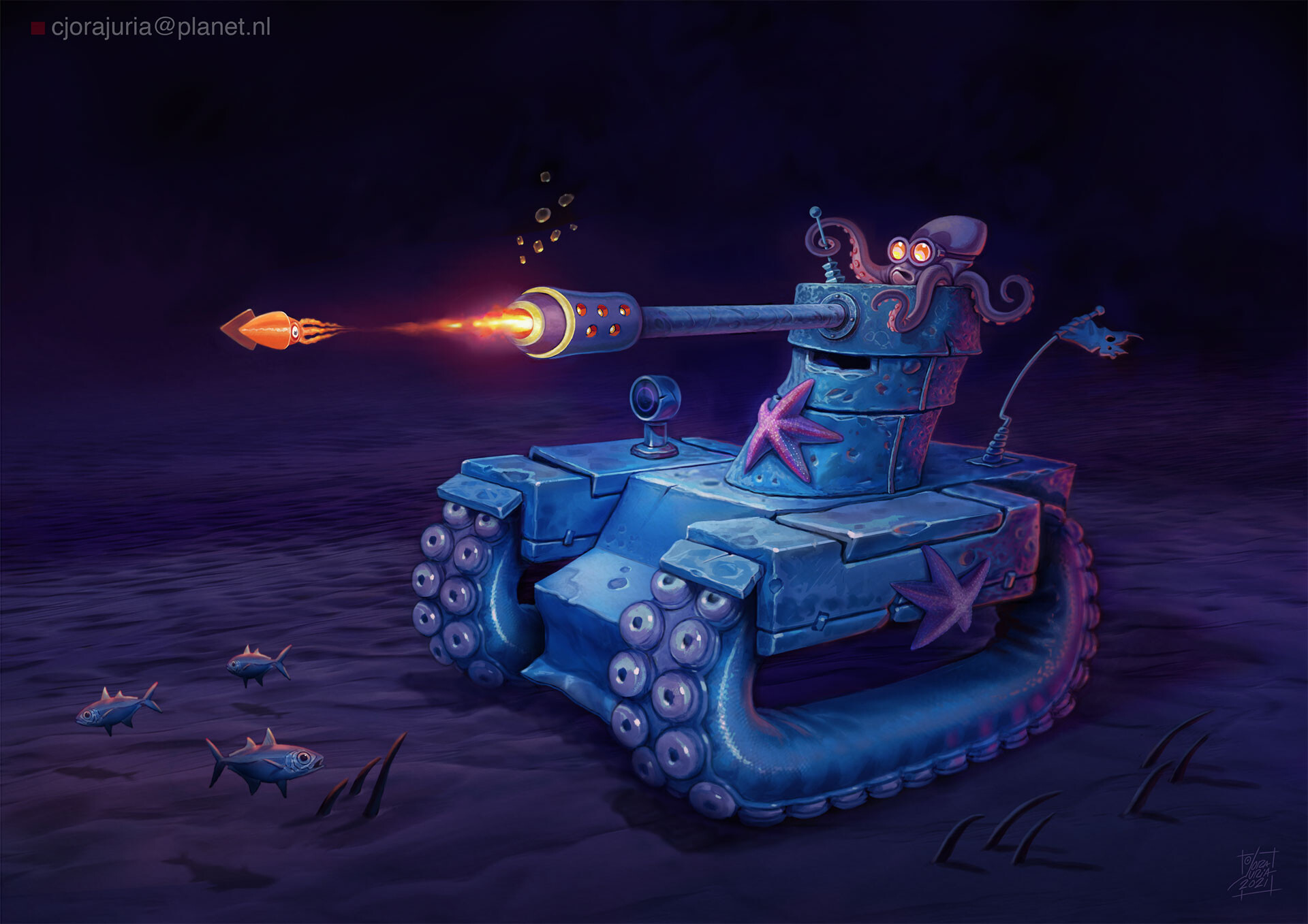 ArtStation - Octopus tank