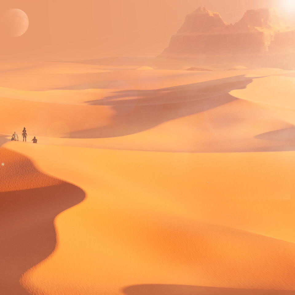 ChuckCG - Procedural Landscapes 02 (Desert Scene)