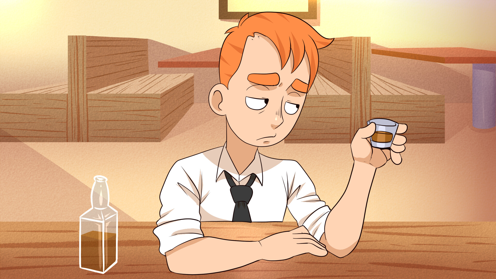 ArtStation - Chase scene concept art