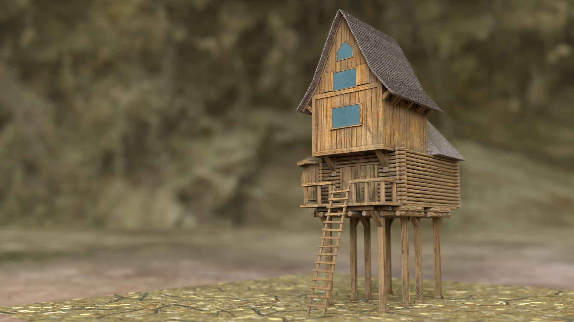 ArtStation - Hut model