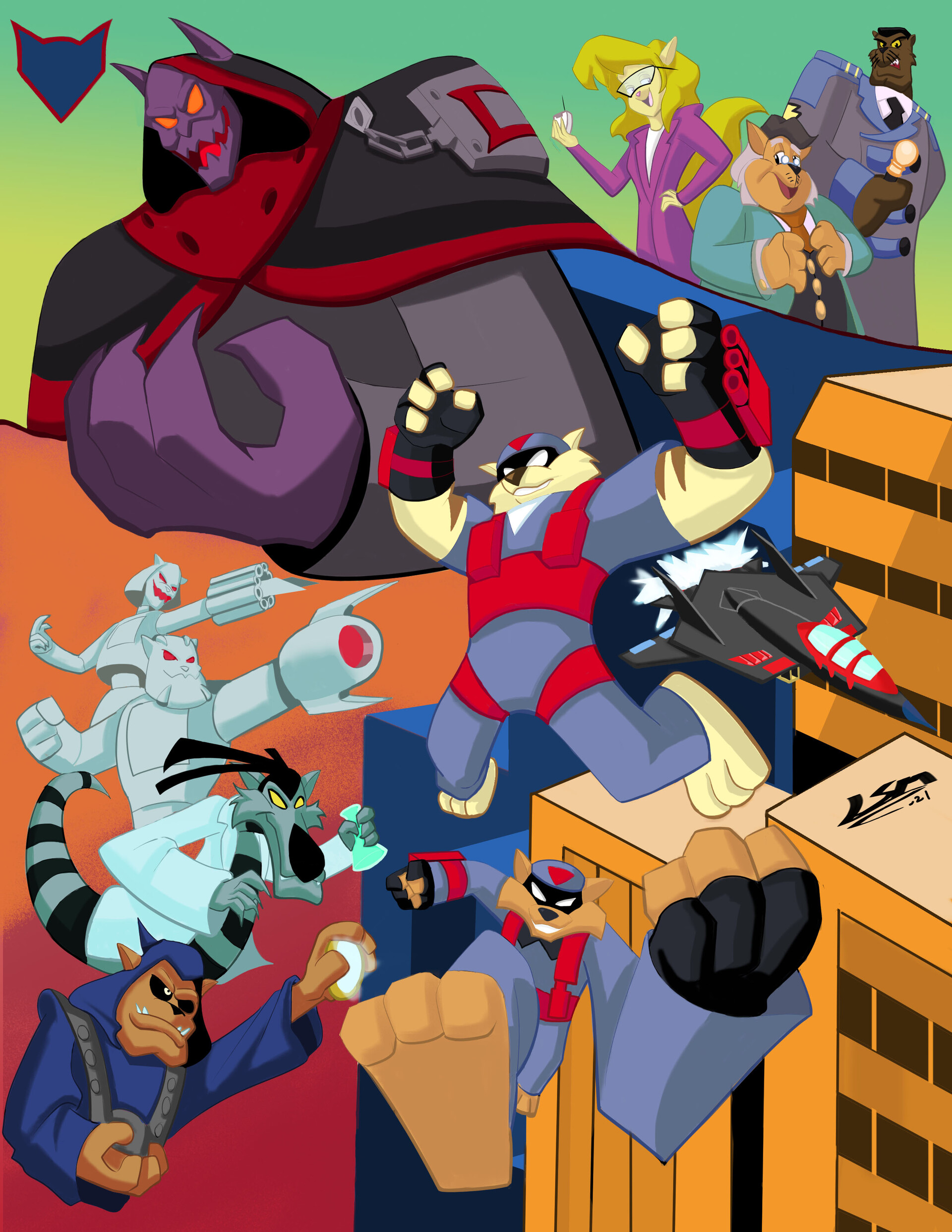 ArtStation - The Radical Swat Kats!