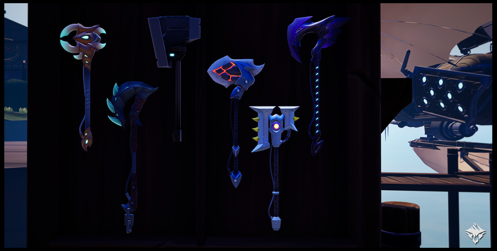 Jay Rios - 3D Character Artist - Dauntless | Axes