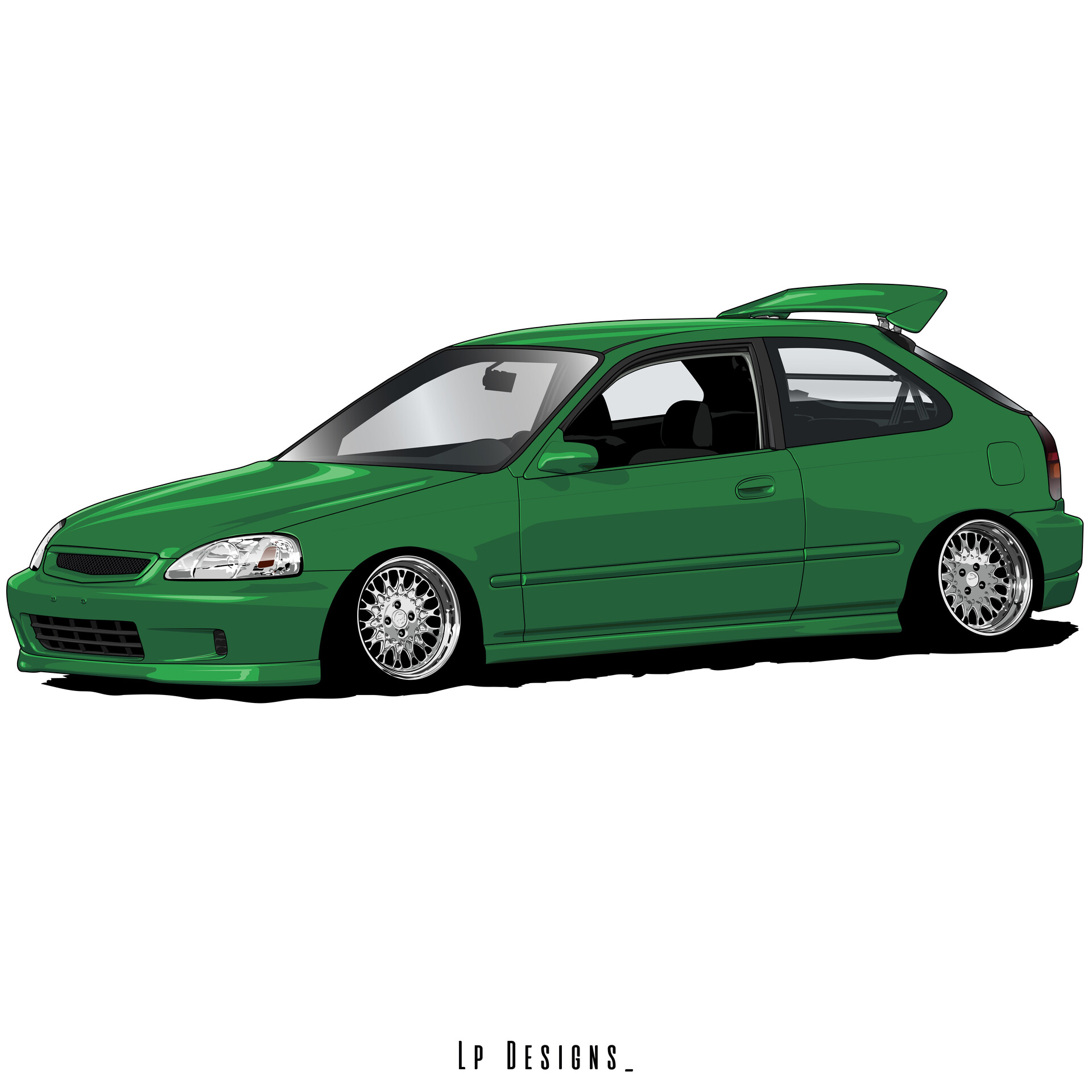 stanced ek hatch
