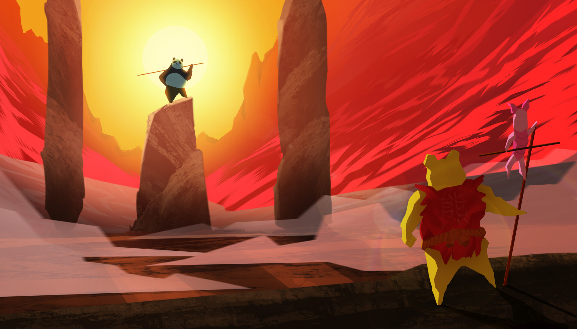 ArtStation - Poo Vs Pooh