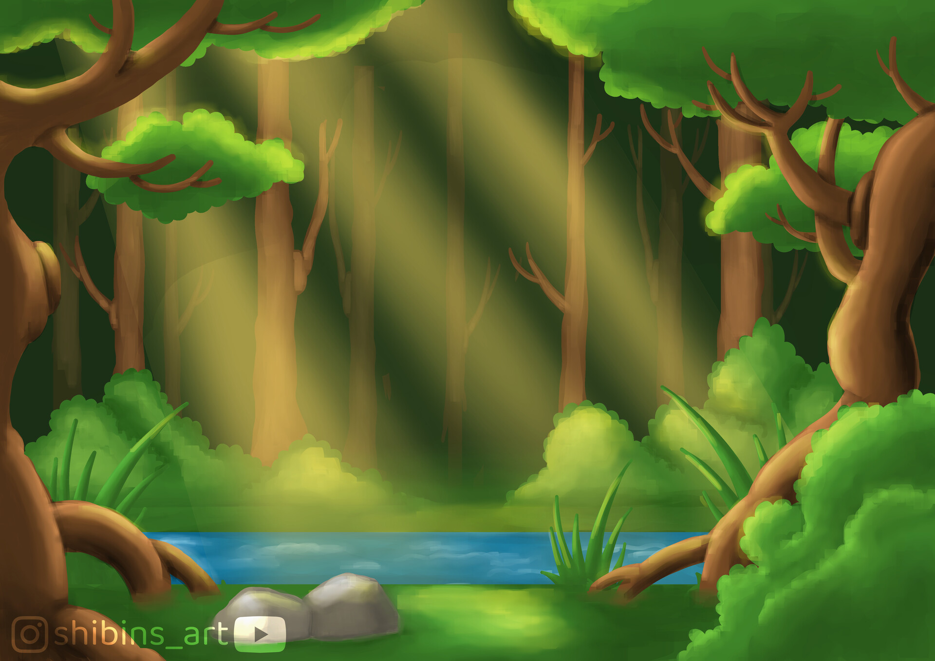 ArtStation - forest and the gate