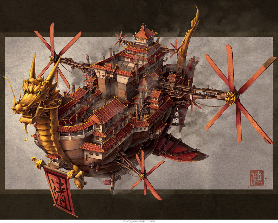 ArtStation - Imperial Airship