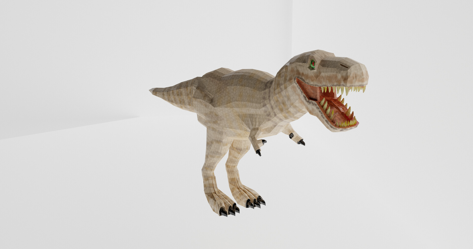 ArtStation - Low Poly T-Rex (3D model)
