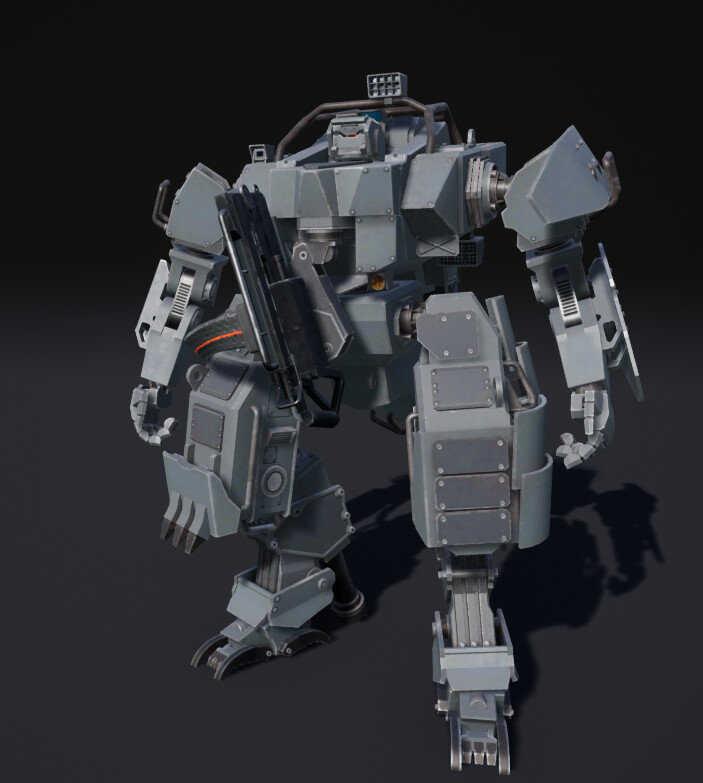 ArtStation - Rapid-Fire Cannon Robot