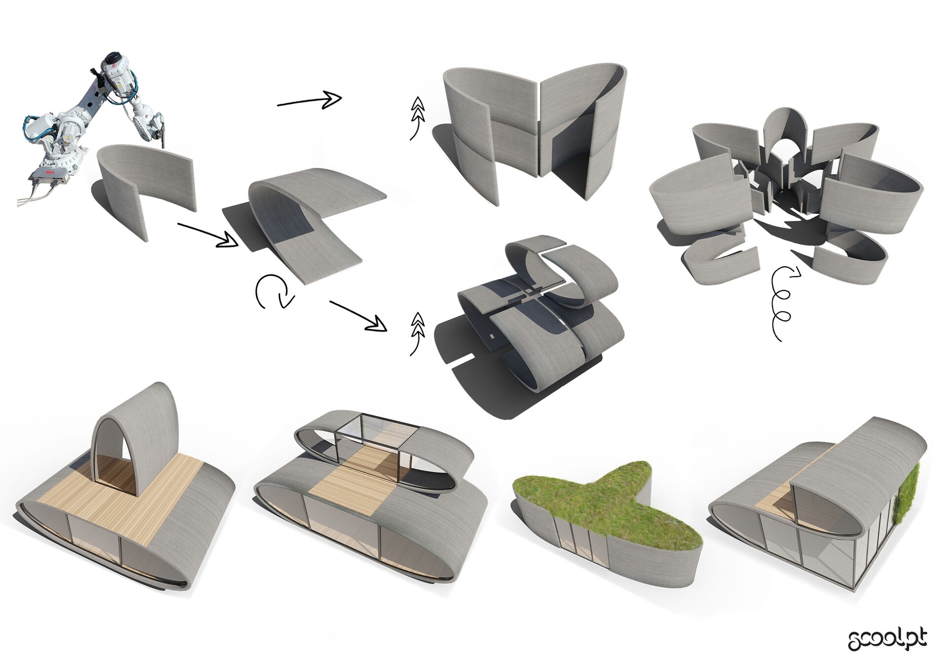 polygoniq - Modular 3D printed house