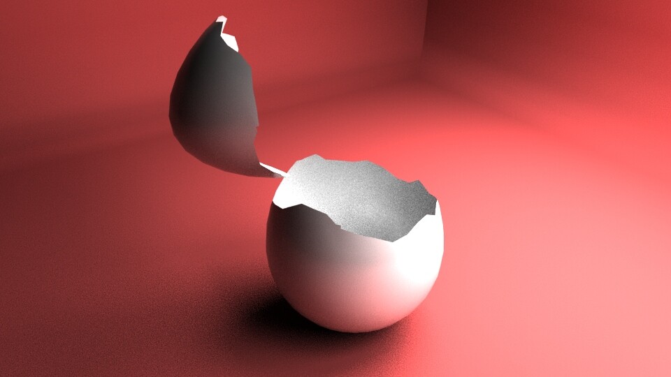 ArtStation - Broken Egg 3D Model