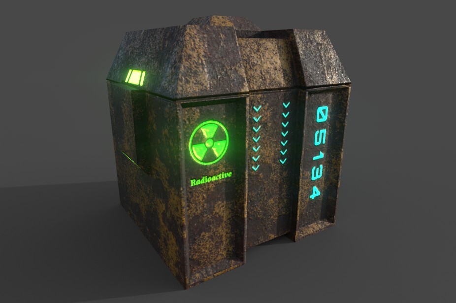 ArtStation - Nuclear Containment Crate