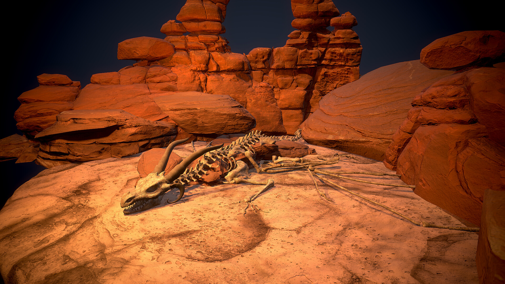 ArtStation - Dragon Skeleton