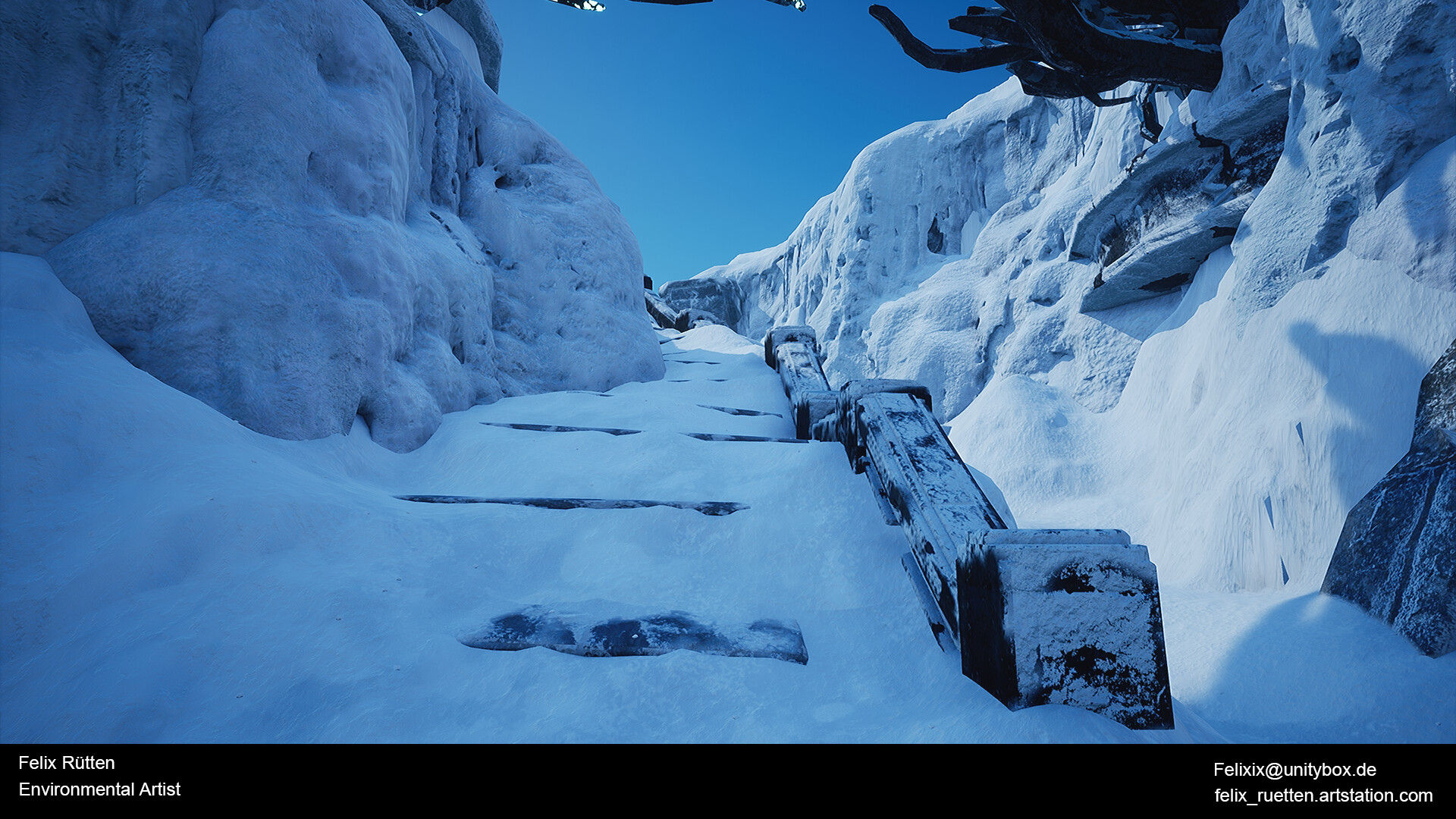 Felix Rütten - Nordic Ice Canyon - Unreal Engine 4
