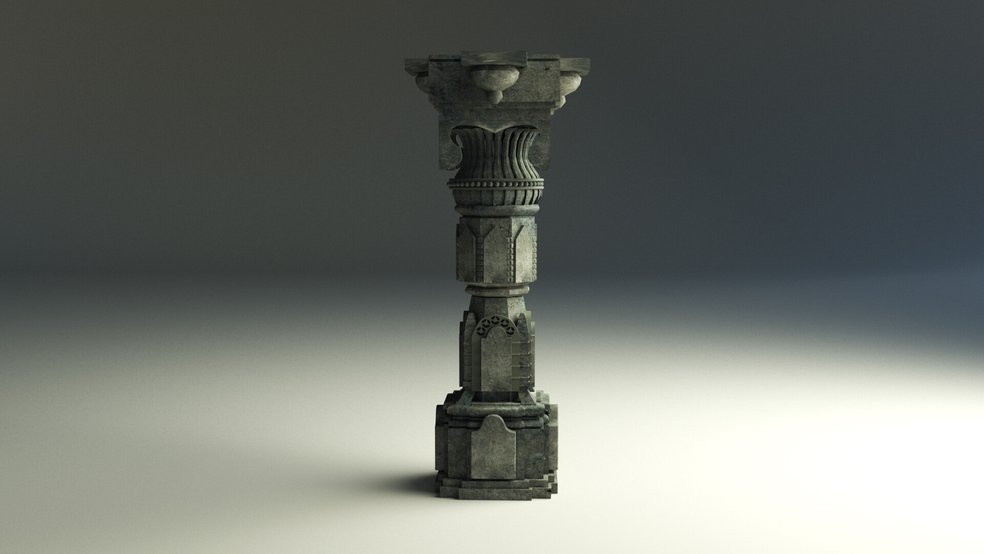 ArtStation - Pillar 3D Modeling