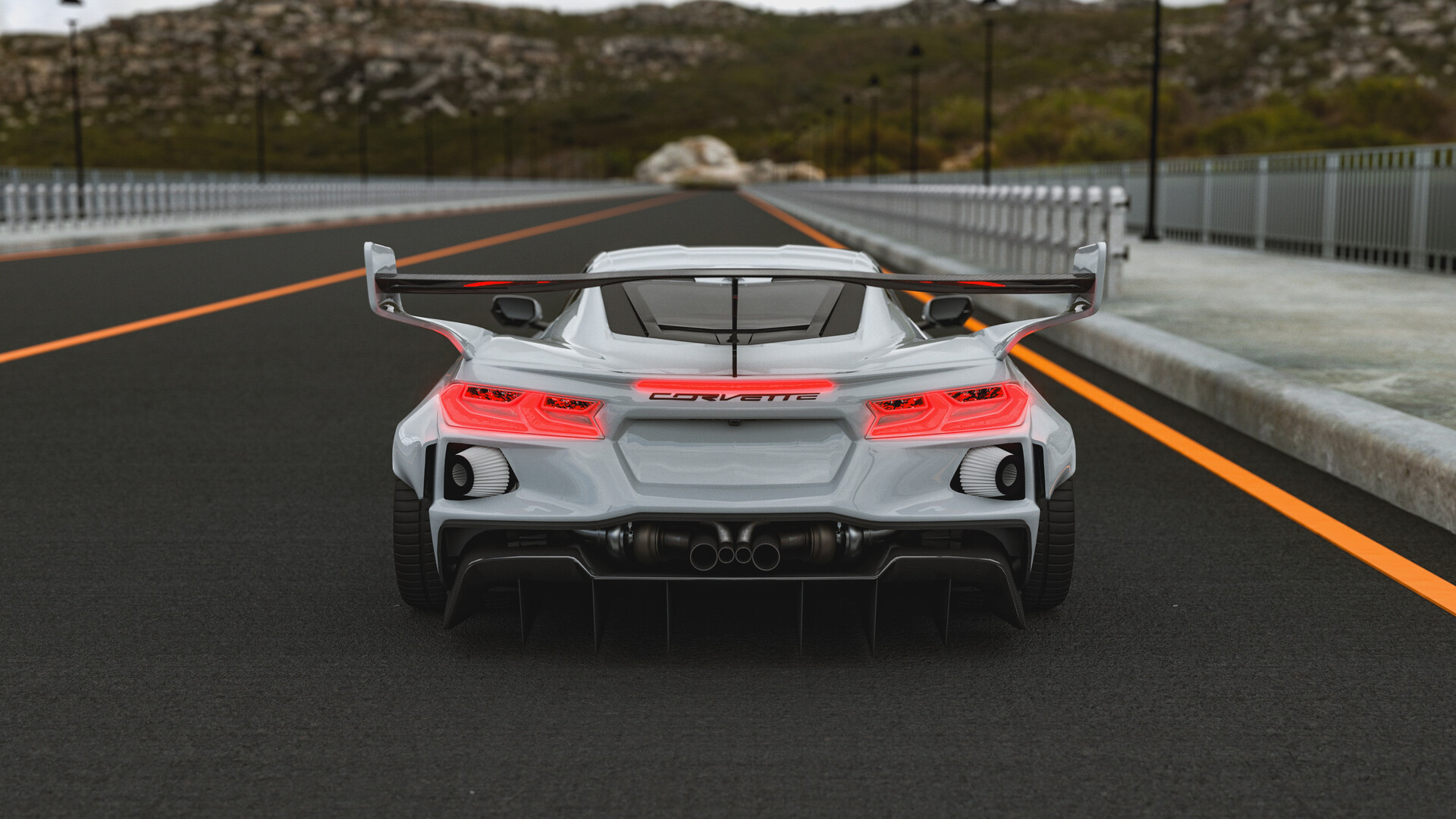 ArtStation - | C8 Corvette TT Wide Bodykit