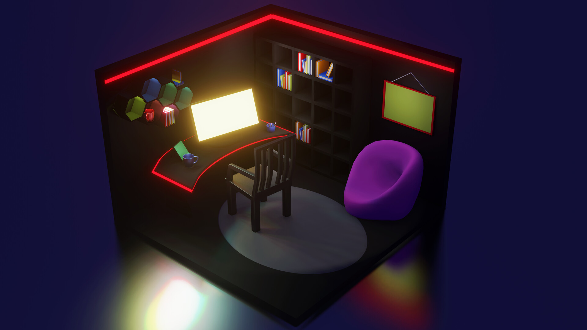 ArtStation - Gamer room
