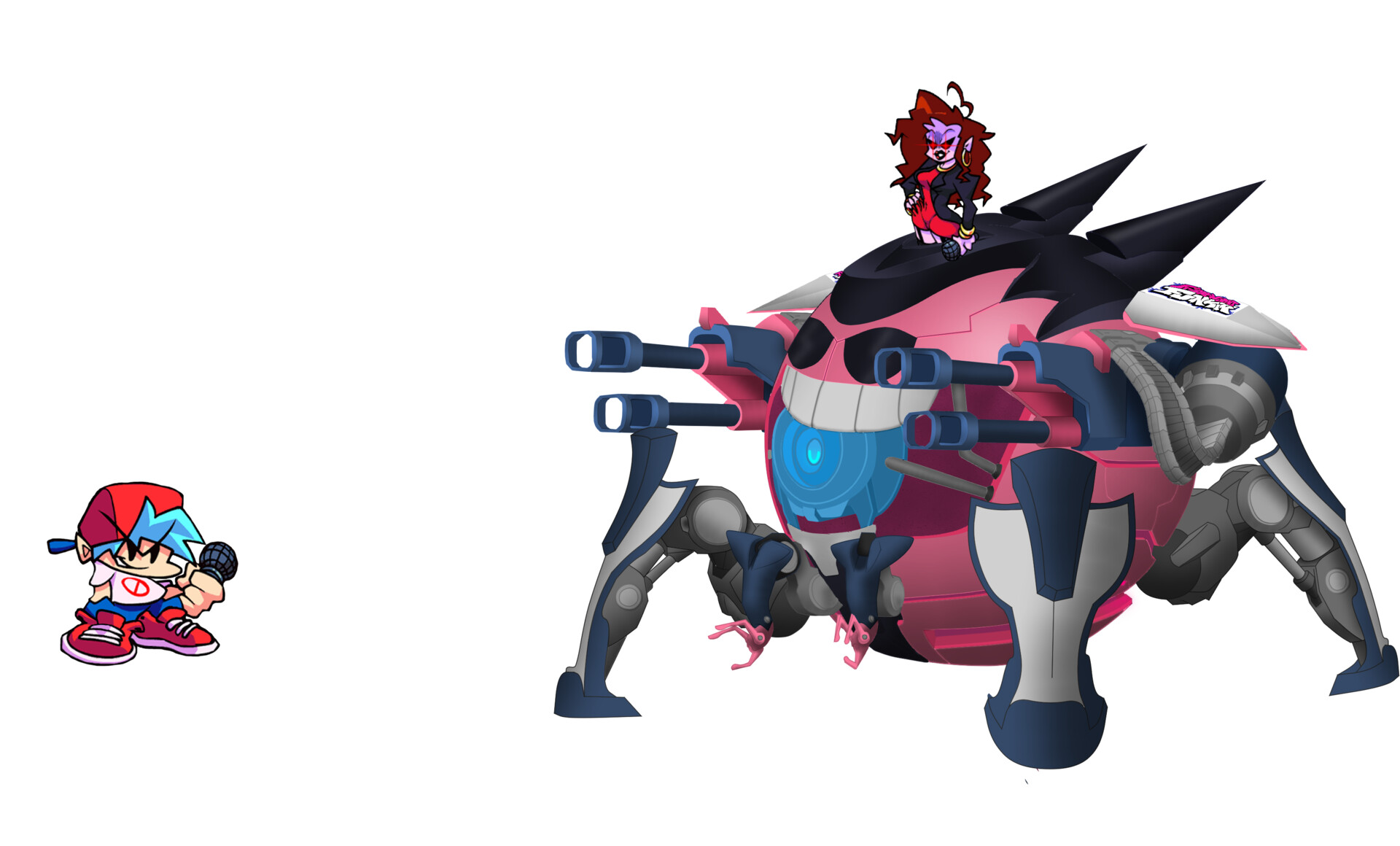 ArtStation - Mom FNF on Wreaking Ball (Overwach)