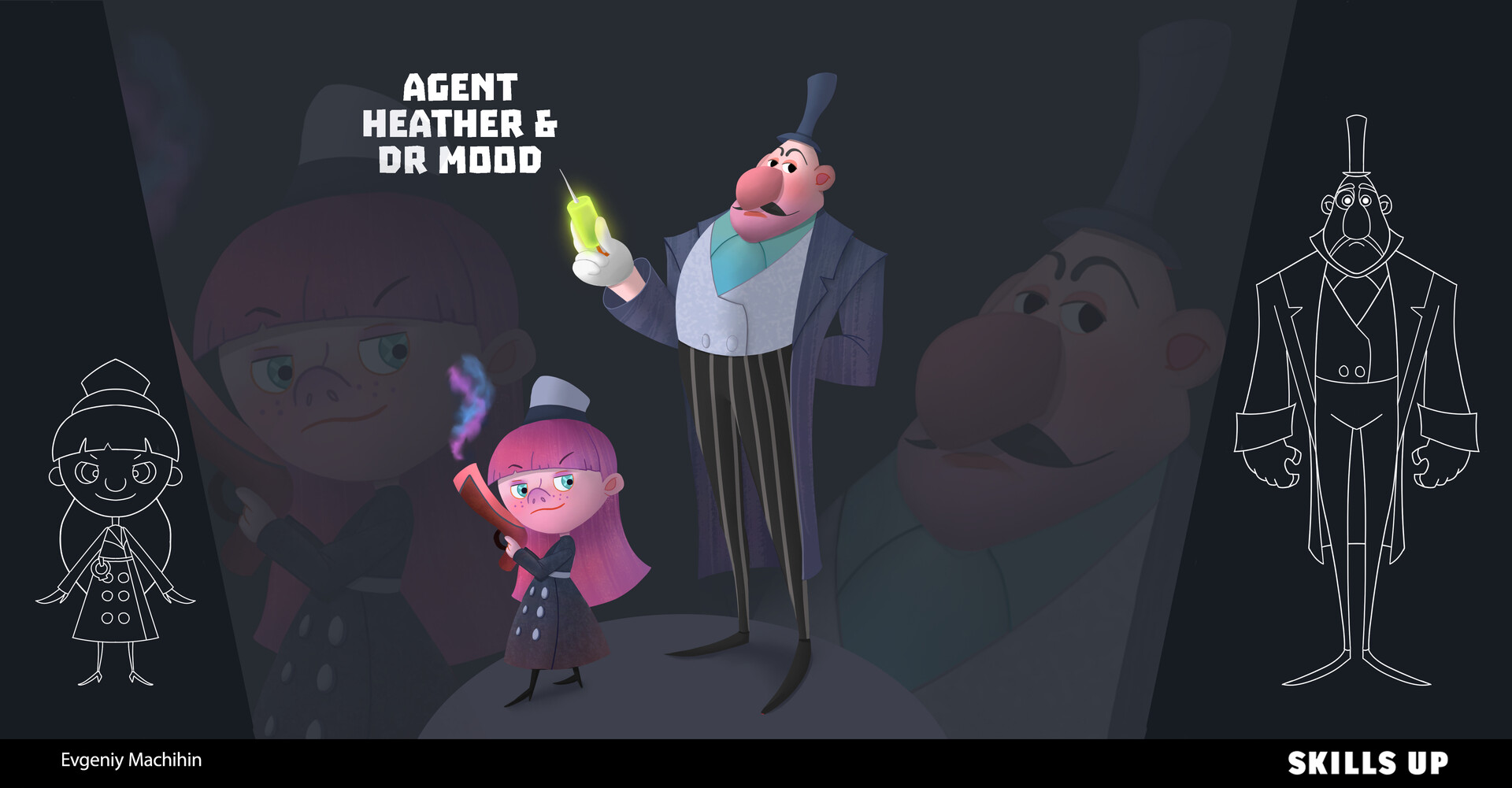 ArtStation - Agent Heather & Dr Mood
