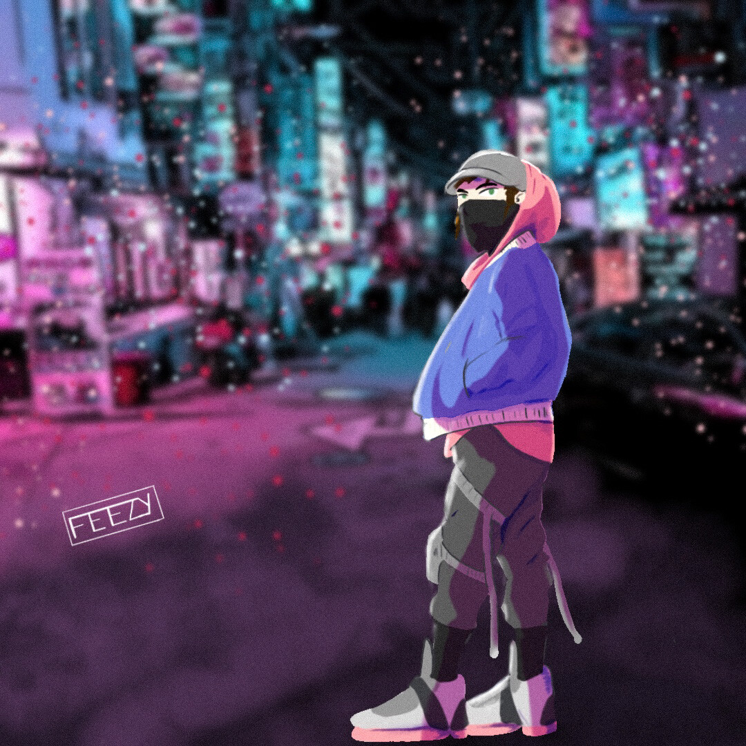 ArtStation - Talik : Neon Rusher