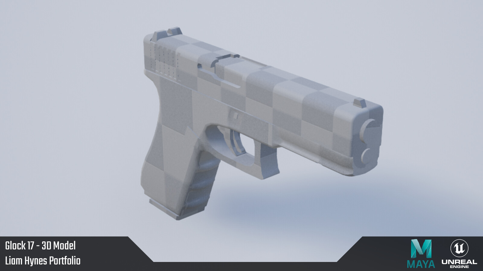 Liam Hynes - Glock 17 3D Model