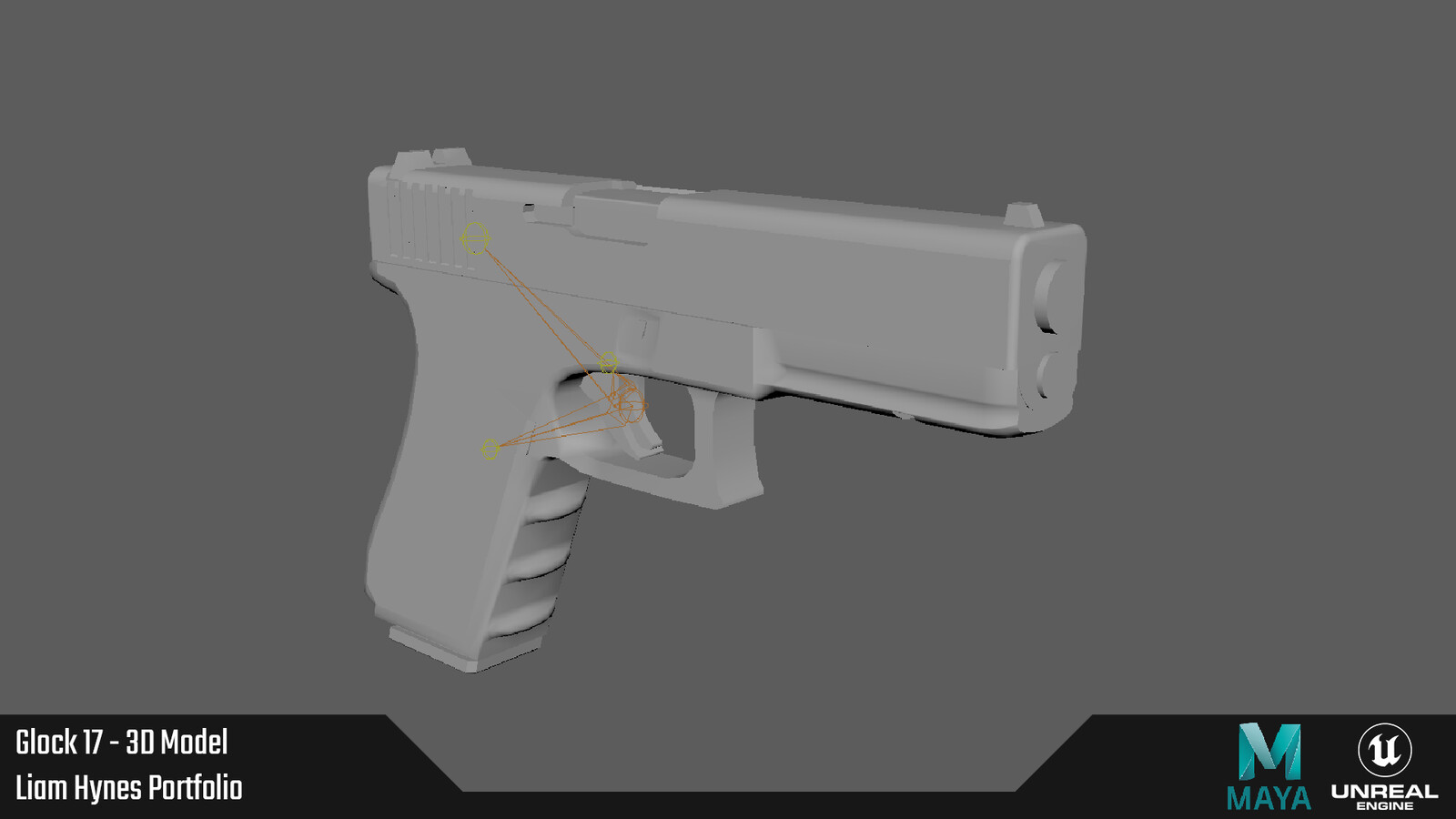 Liam Hynes - Glock 17 3D Model