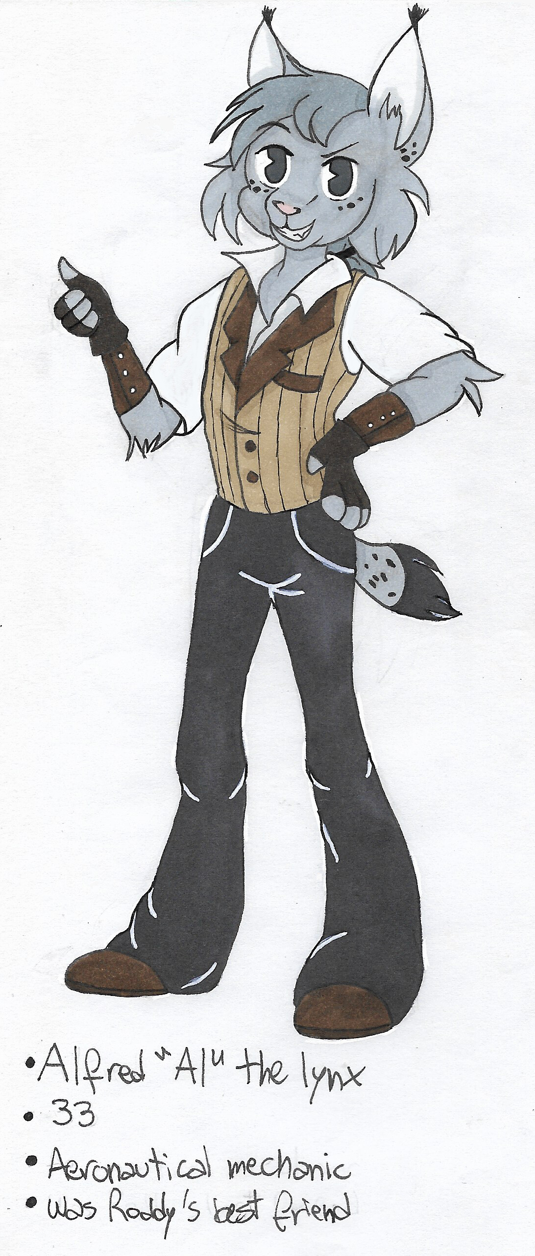 ArtStation - Daisy Town: Alfred 'Al' the lynx