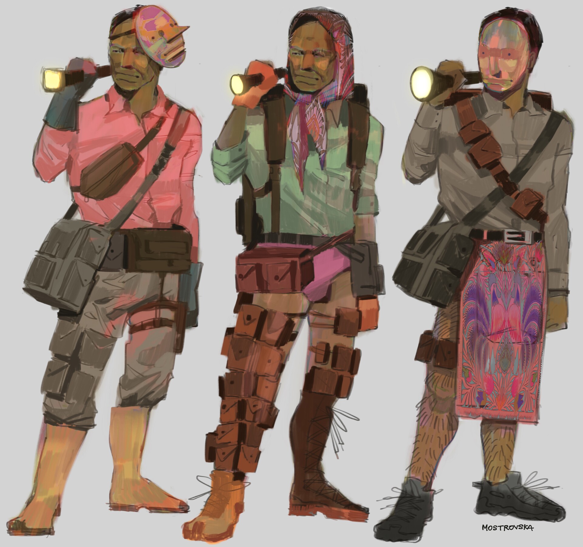 ArtStation - Character outfit design