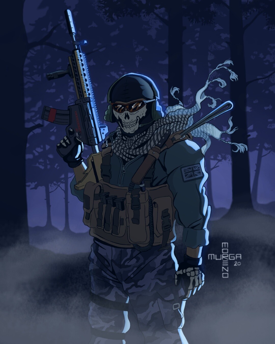 ghost cod coloring pages