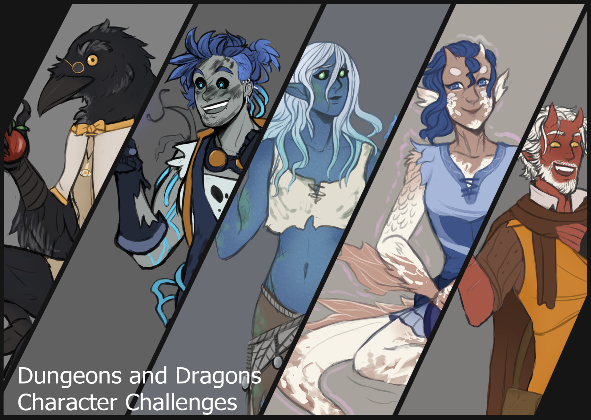 ArtStation - Dungeons and Dragons Character Challenges