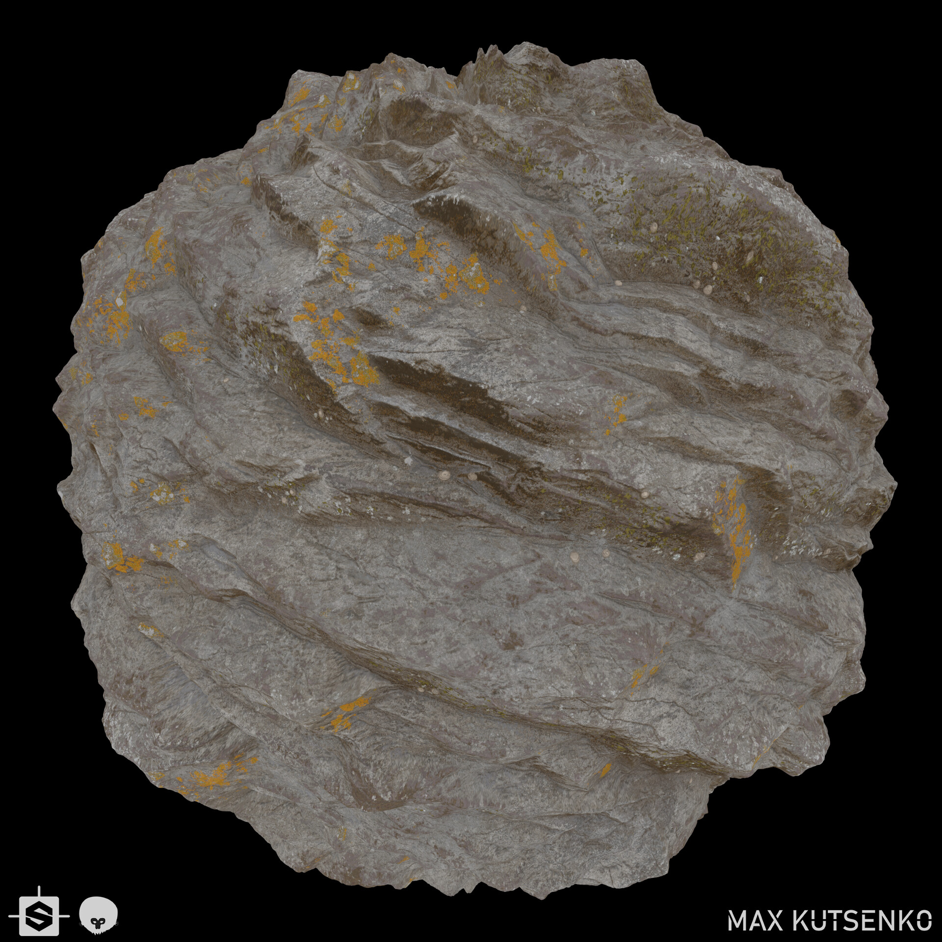 Max Kutsenko - Sharp rock formation