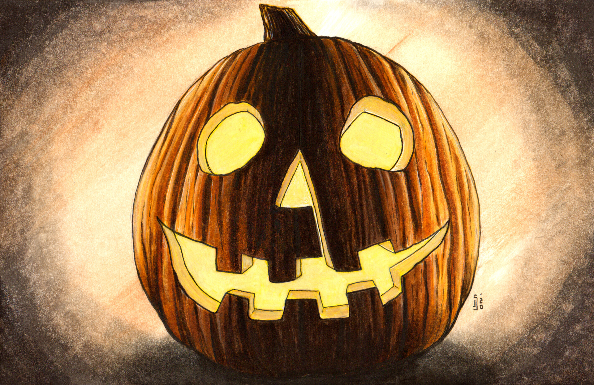 ArtStation - Halloween Jack O Lantern