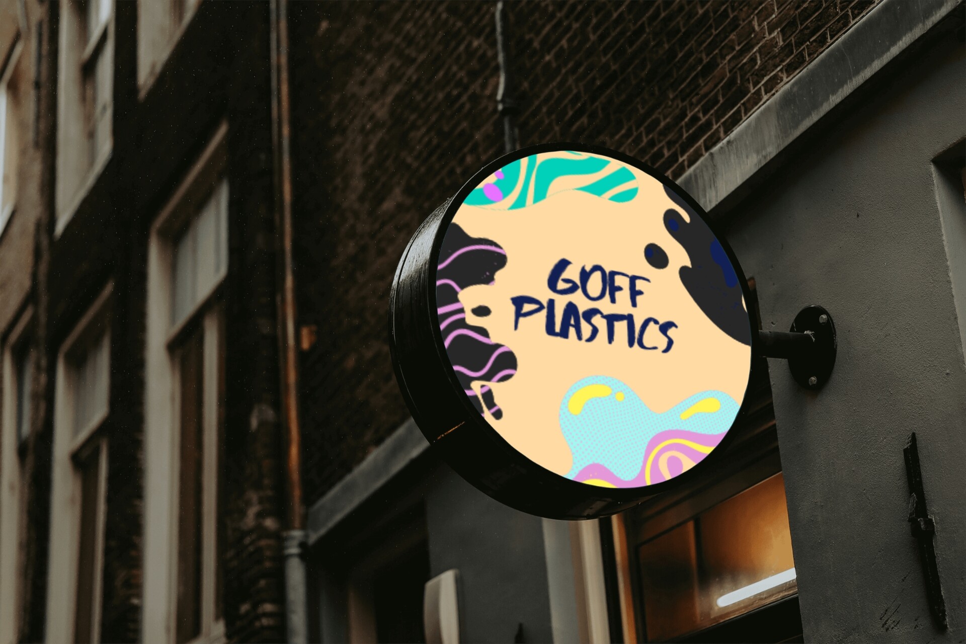 ArtStation - Goff Plastics street sign