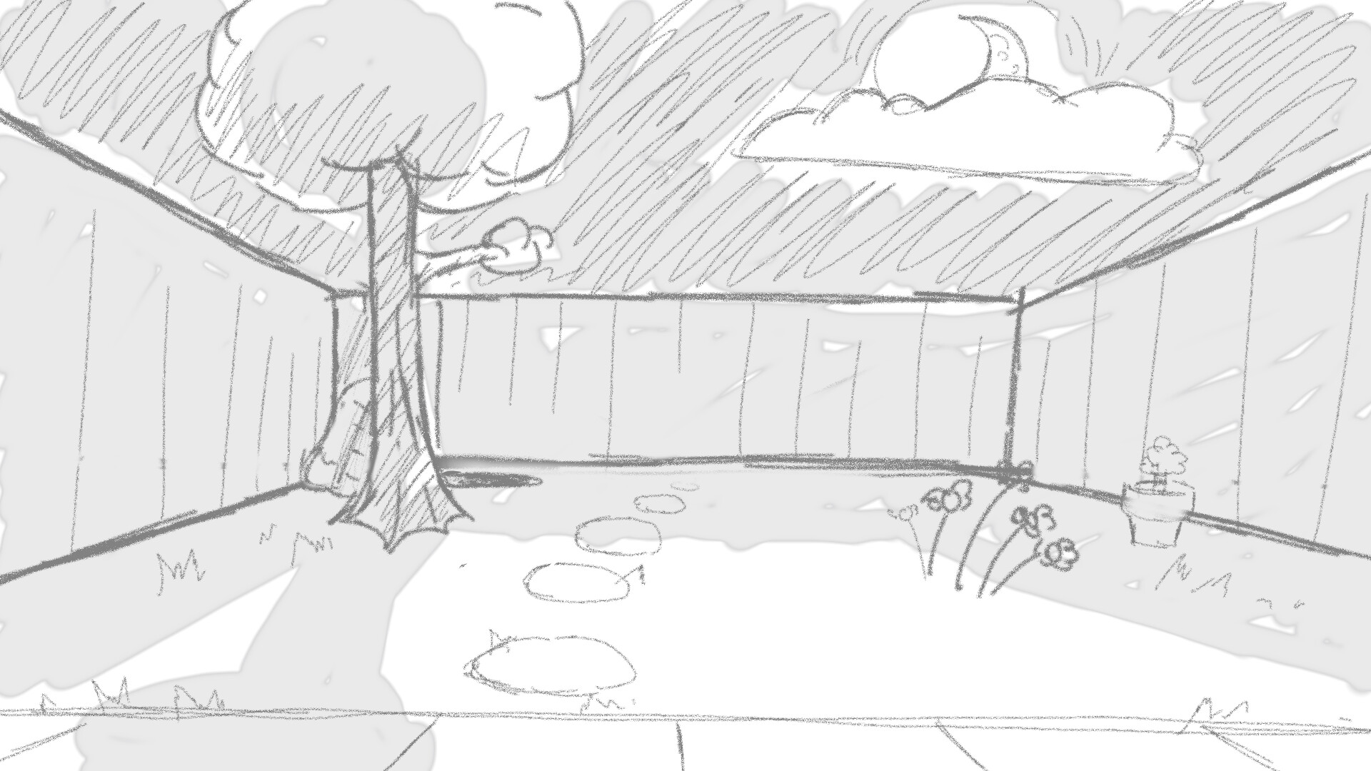 ArtStation - Garden Murder storyboard