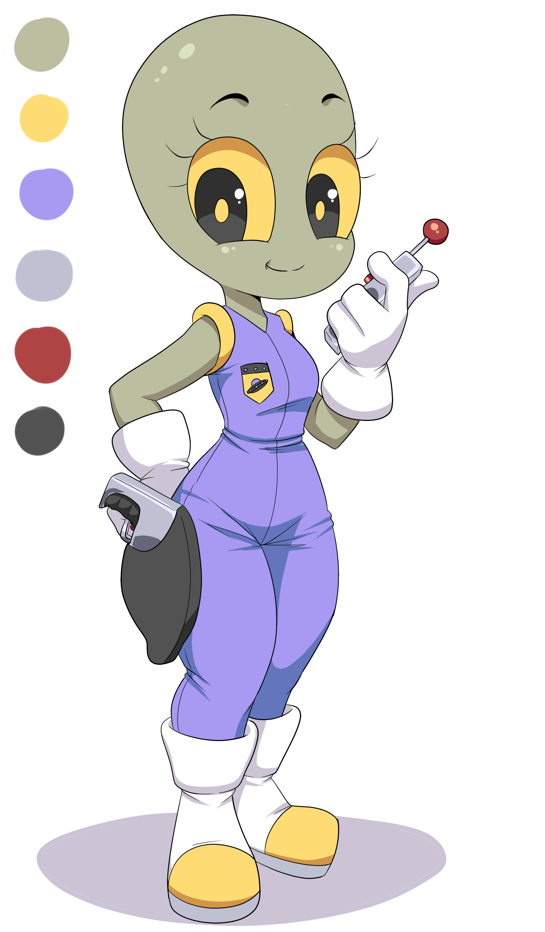 ArtStation - Alien girl design